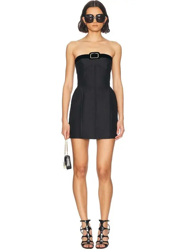 TOM FORD Couture Strapless Mini Dress - Black
