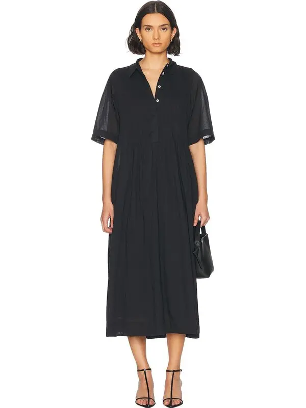 SKALL STUDIO Dot Shirt Dress - Black