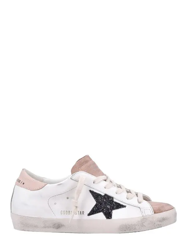 GOLDEN GOOSE Superstar Sneakers - Milk/pink/dark Blue