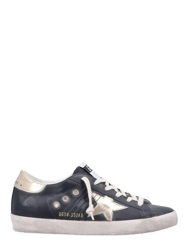 GOLDEN GOOSE Superstar Sneakers - Black/gold