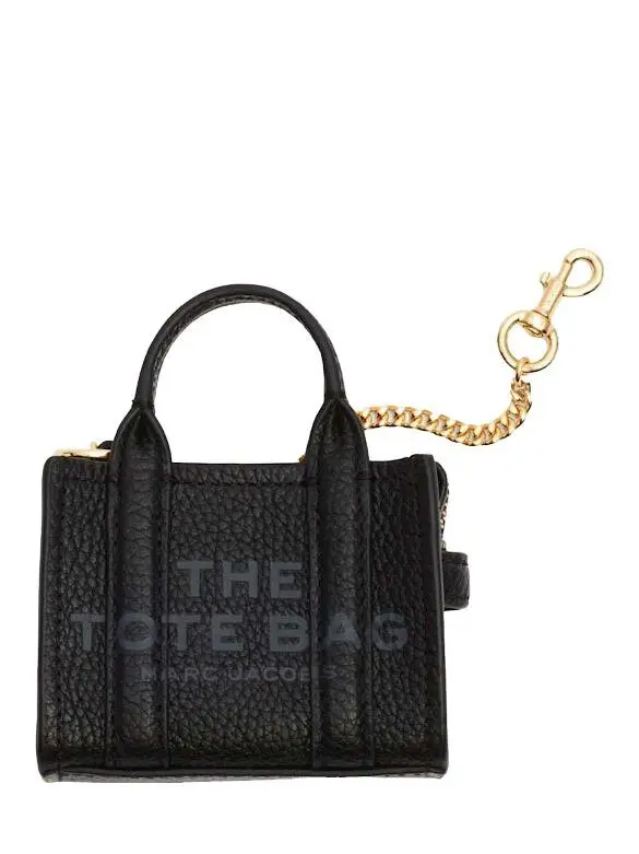 Marc Jacobs The Nano Tote Charm - Black