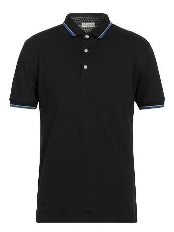 CASHMERE COMPANY Polo Shirt Size Cotton - Black