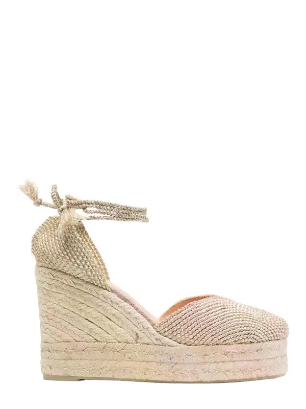 CastaÑer 80mm Cora Espadrilles - Gold