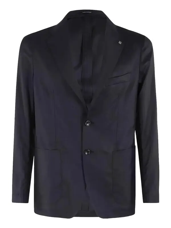 Tagliatore Brooch-detail Blazer - Blue
