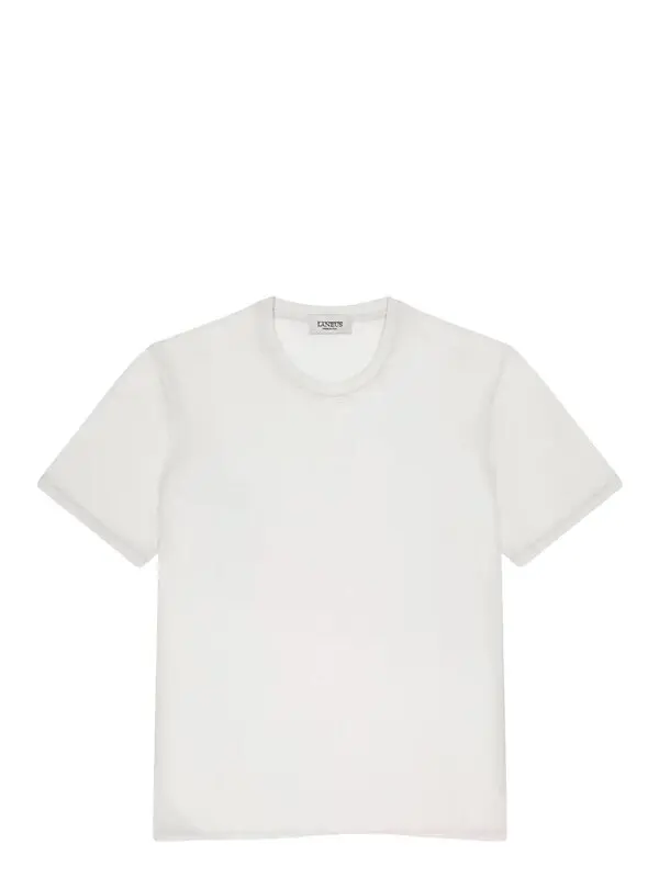 LANEUS Cotton T-shirt - White