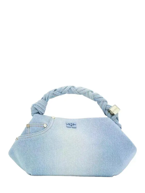 GANNI Small Denim Cross Body Bag - Blue