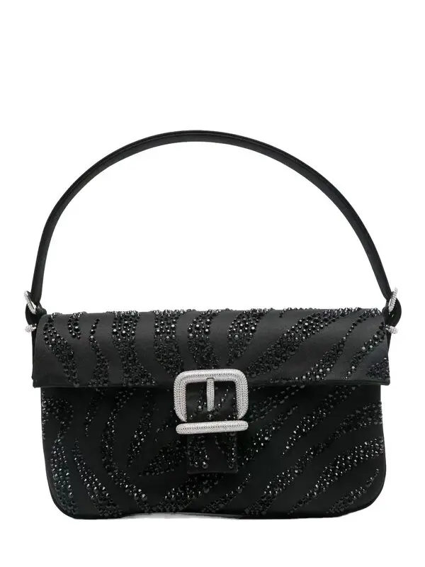GEDEBE Habibi Embellished Shoulder Bag - Black