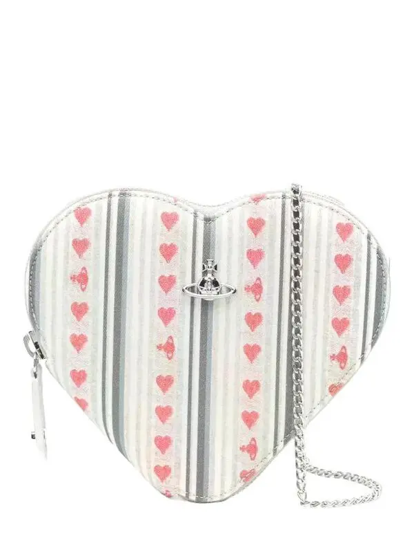 VIVIENNE WESTWOOD Heart Crossbody Bag - Neutrals
