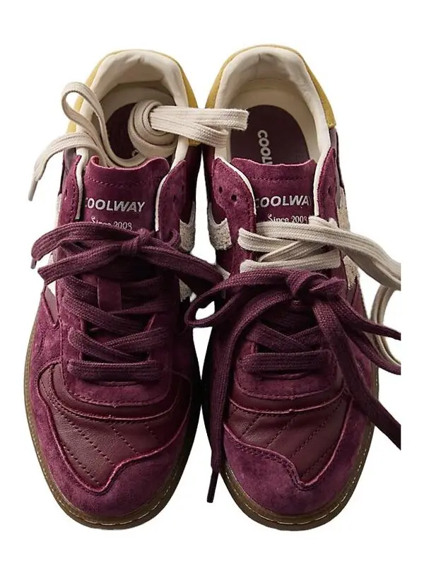 COOLWAY Goal Sneakers - Burgundy
