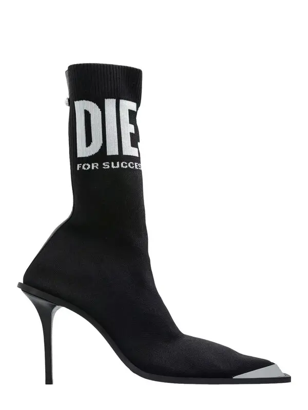 DIESEL® 11mm D-tona Ankle Boots - Black