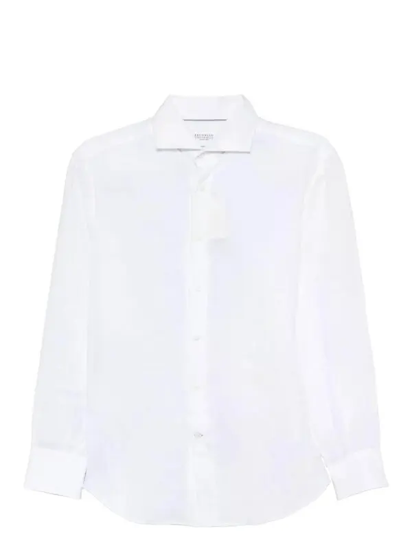 Brunello Cucinelli Linen Shirt - White