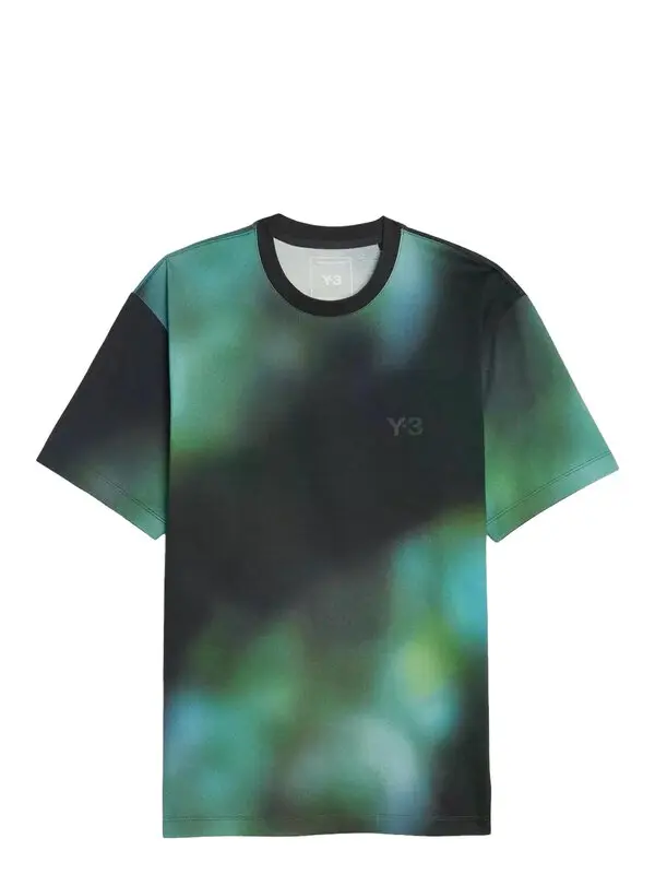 Y3 X Wildside Reg Aop T-shirt - Blue
