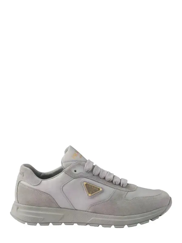 Prada Prax 2.0 Suede Sneakers - Grey