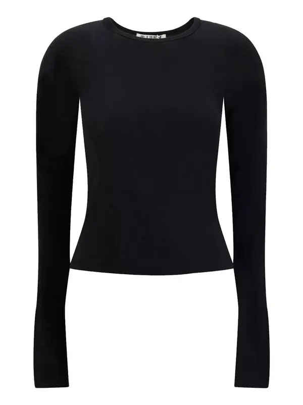 Eterne Extra-long Sleeve Top - Black