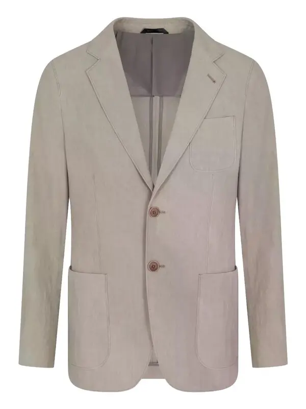 Giorgio Armani Linen Blazer - Neutrals