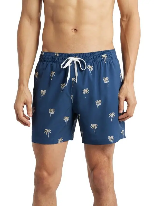 CHUBBIES Midnight Palms 5.5-inch Swim Trunks - Navy