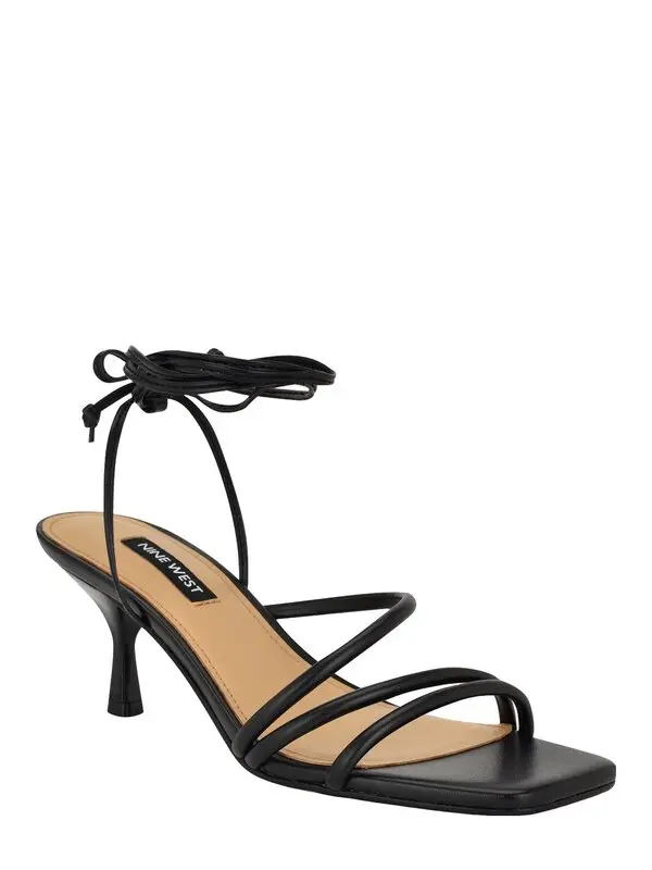 Nine West Hendy Ankle Wrap Sandal - Black