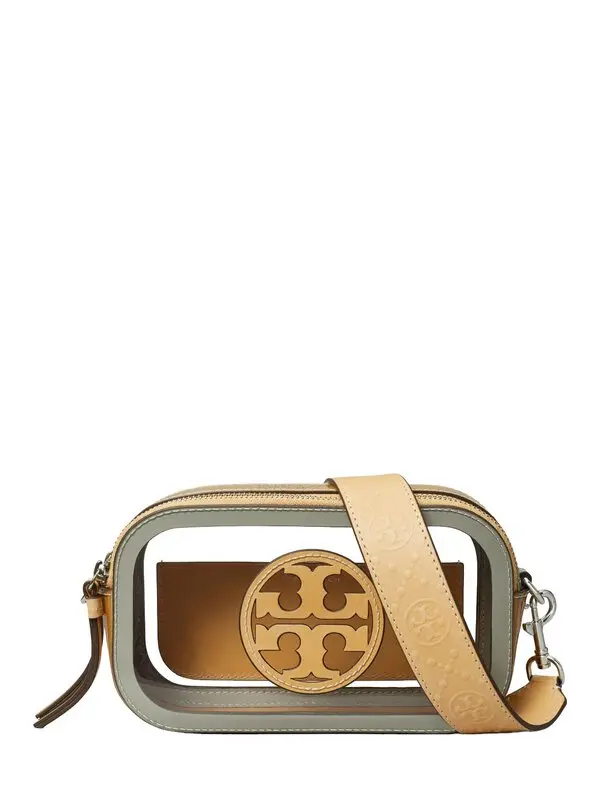Tory Burch Mini Miller Crossbody Bag - Beige/ Clear