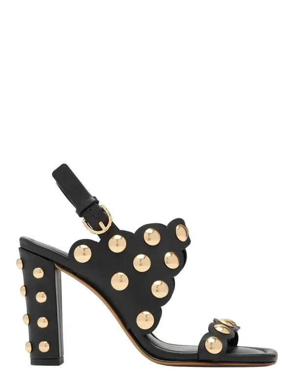 Ulla Johnson Vendome Studded High Heel - Noir