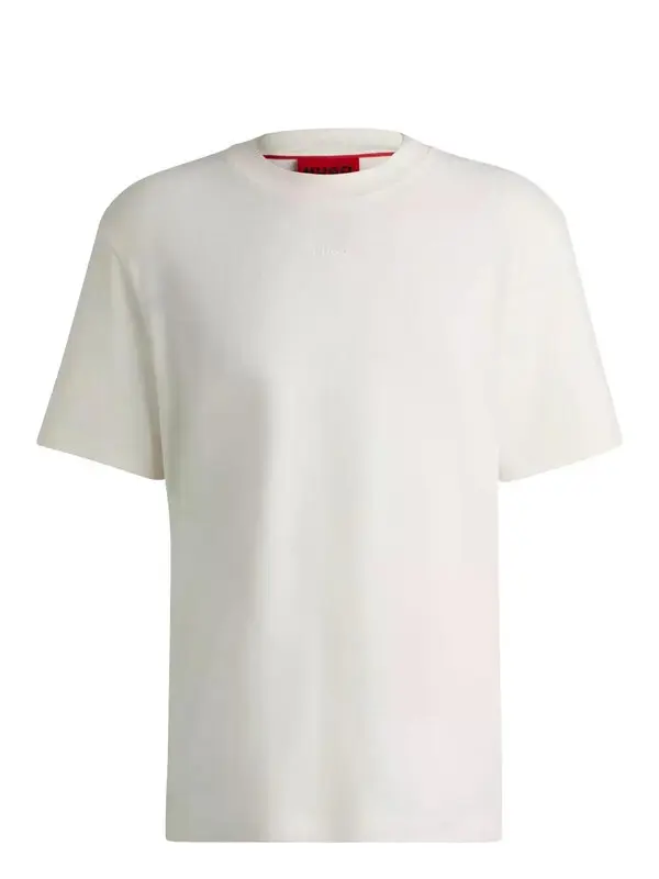 Hugo Logo-appliqué T-shirt - White