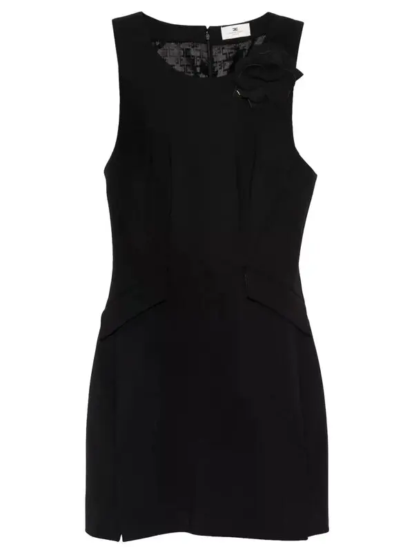 Elisabetta Franchi Sleeveless Mini Dress - Black