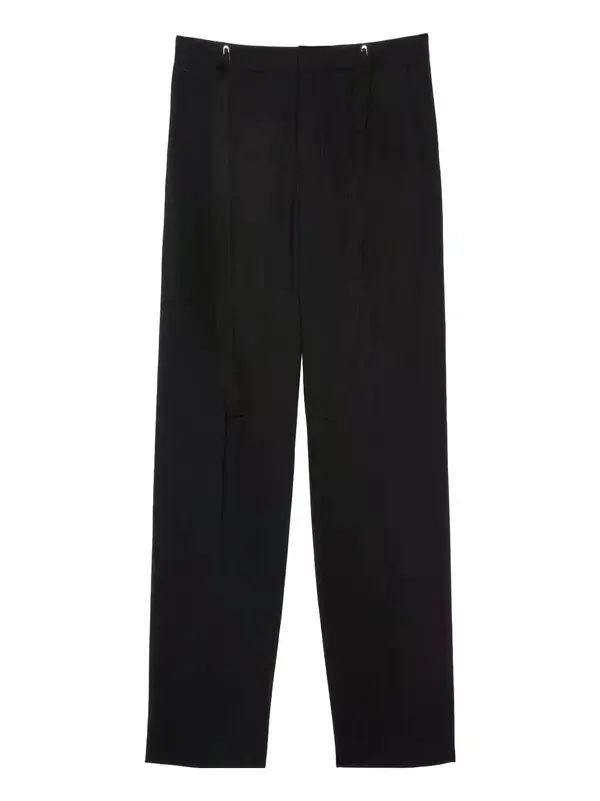 MSGM High-waisted Trousers - Black