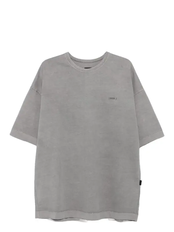 JUUN.J Logo-embroidered T-shirt - Grey