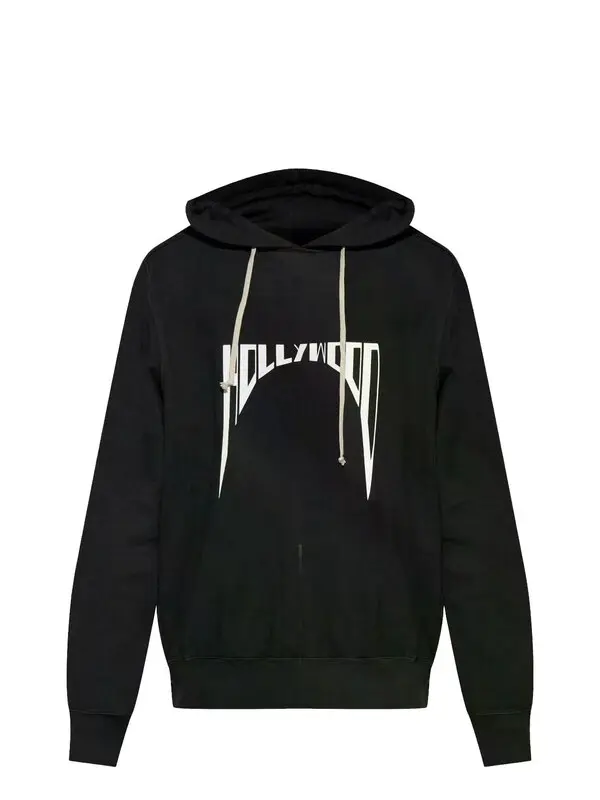 Rick Owens Hollywood Hoodie - Black