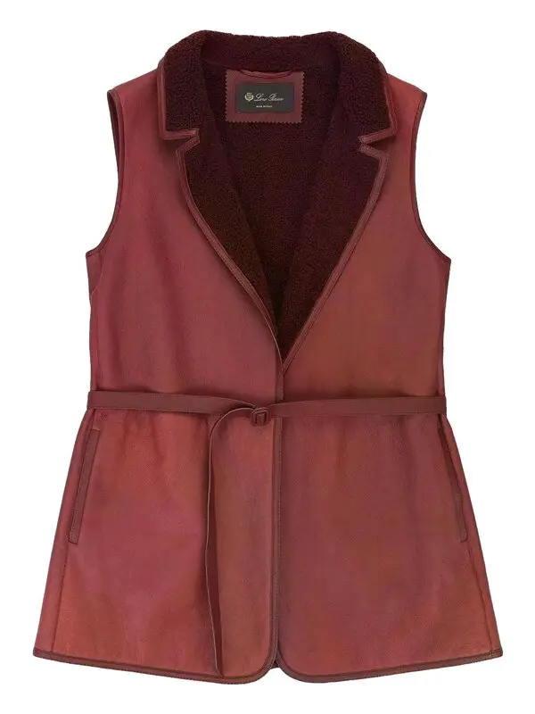 Loro Piana Sherman Hartfield Gilet - Red