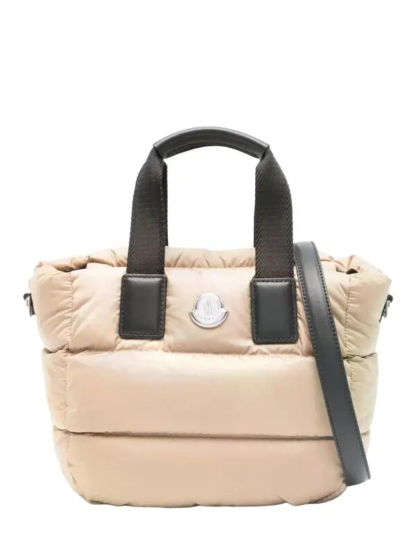 Moncler Mini Caradoc Tote - Neutrals