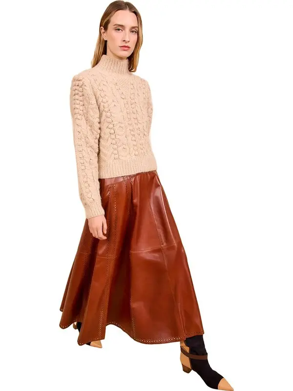 Ulla Johnson Albia Alpaca Knit Pullover - Dune