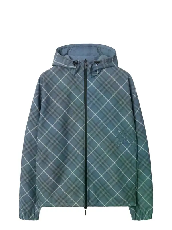 Burberry Reversible Hoodie - Blue