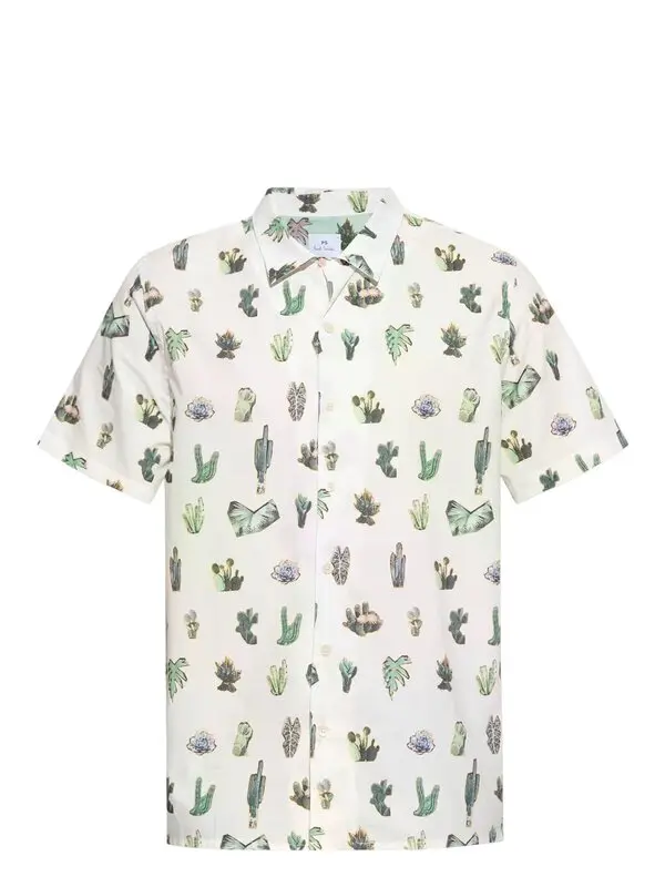 Paul Smith Floral-print Shirt - White