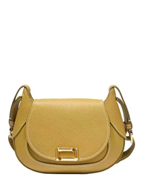 LANCEL Paulette Saddle Crossbody Bag - Yellow