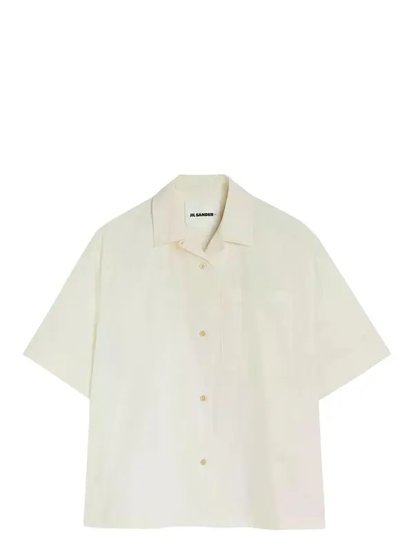 JIL SANDER Short Sleeve Shirt - Neutrals