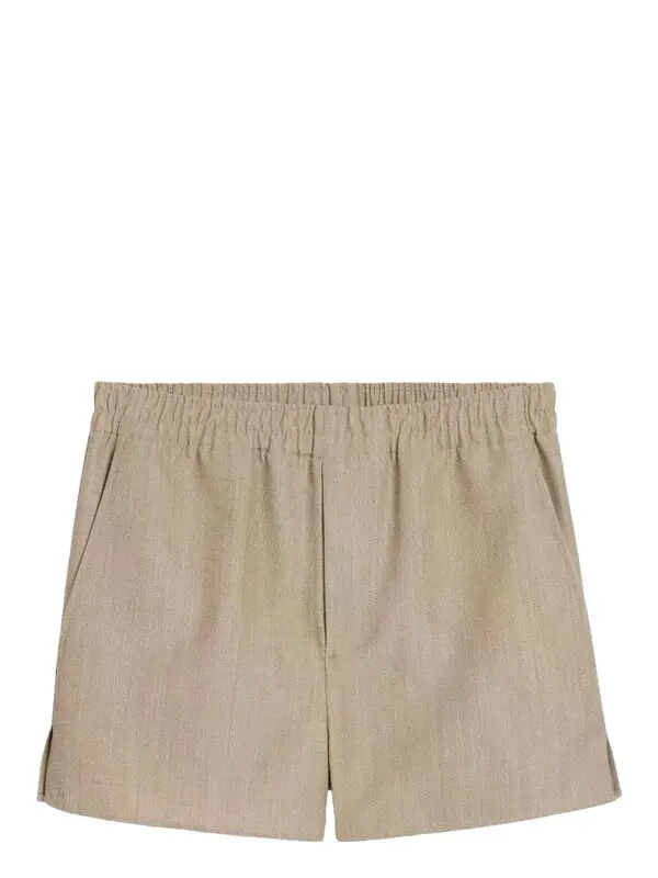 Ami Elasticated Shorts - Brown