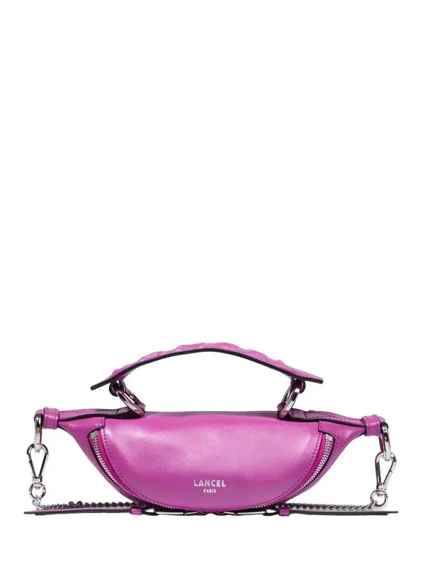 LANCEL Origami Mini Zip Crossbody Bag - Pink