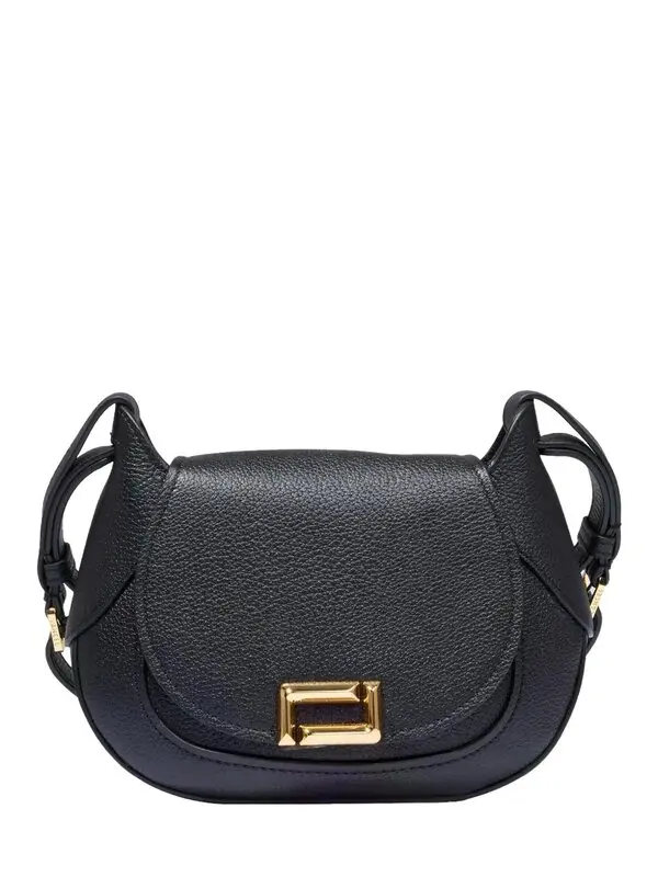 LANCEL Paulette Saddle Crossbody Bag - Black