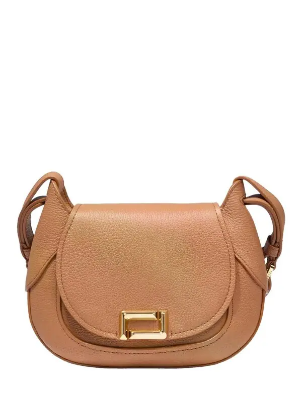 LANCEL Paulette Saddle Crossbody Bag - Brown
