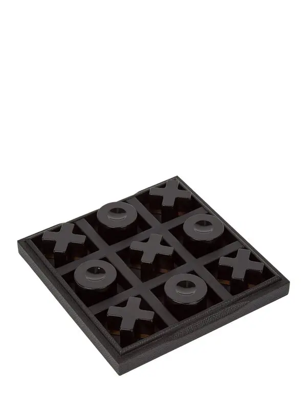 Smythson Noughts And Crosses Set - Black