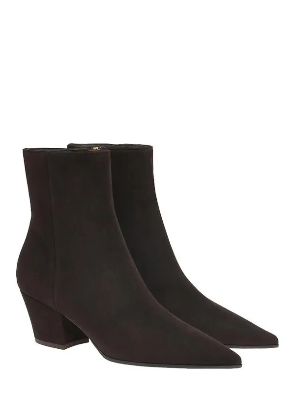 GIANVITO ROSSI Keinna 55 Bootie - Brown Suede