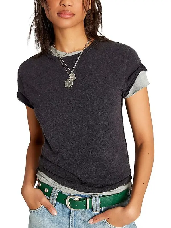 Free People Nova Tee - Black