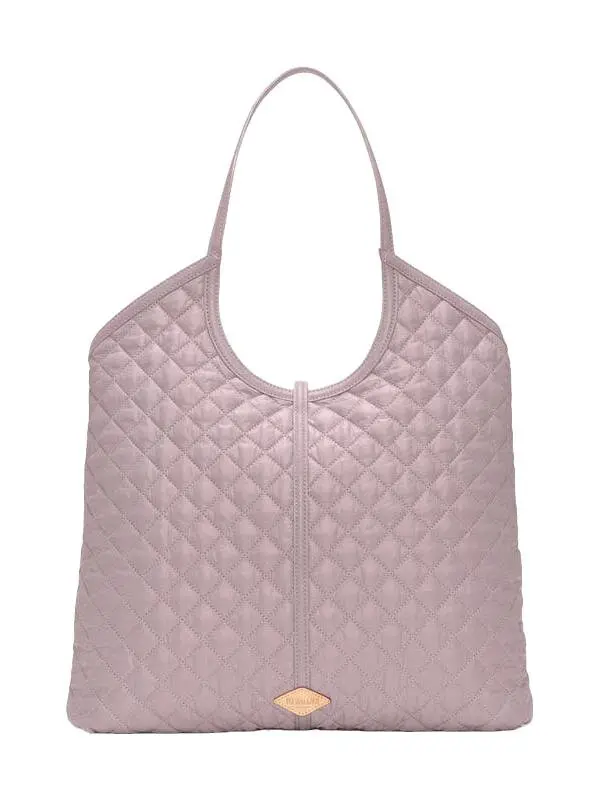 Mz Wallace Large Astor Quilted Hobo Bag - Quail