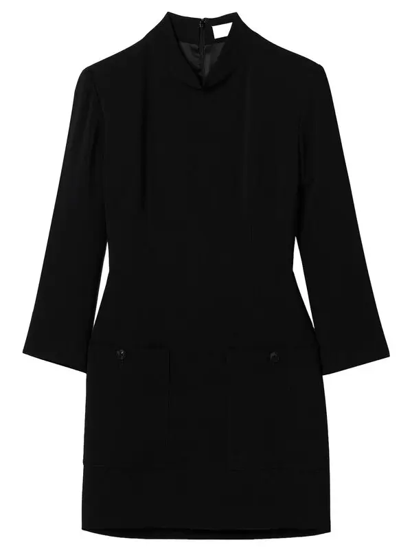 Veronica De Piante Tillie Crepe Mini Dress - Black