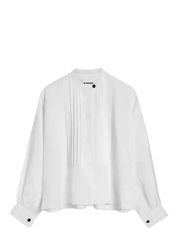 JIL SANDER Pleated Shirt - White