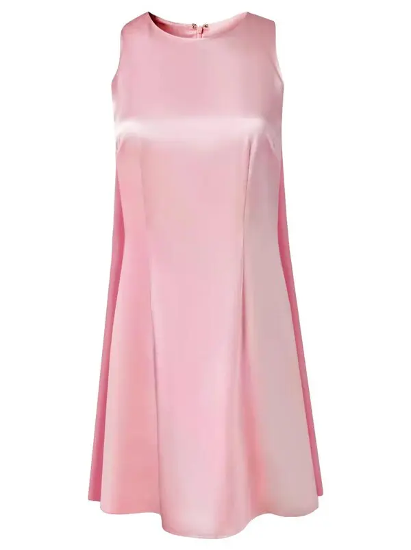 Alejandra Alonso Rojas Silk Sleeveless Dress - Pink