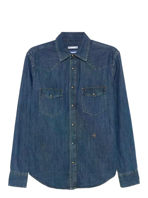 Jacob Cohen Denim Western Shirt - Blue