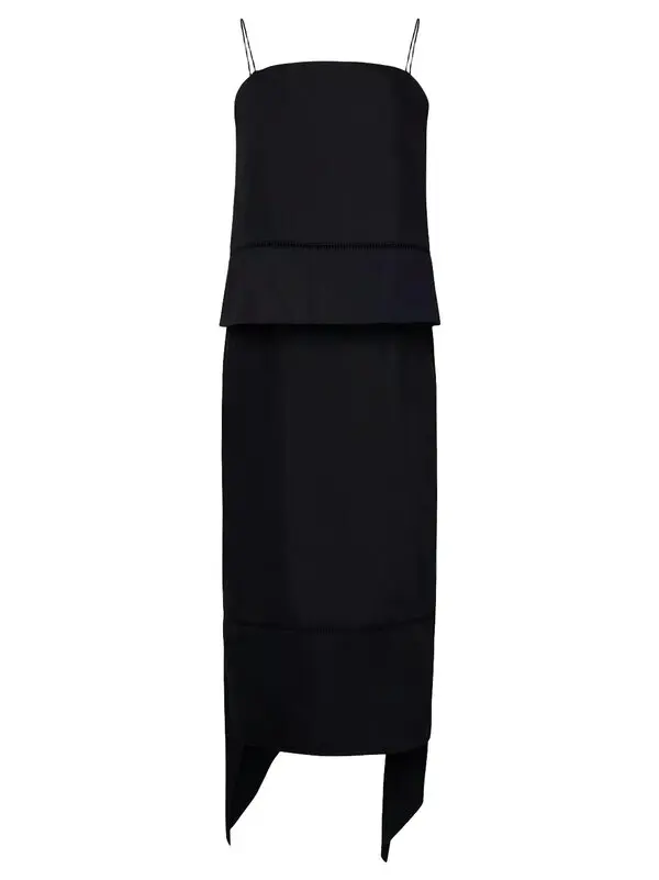 Adam Lippes Tenney Dress - Black