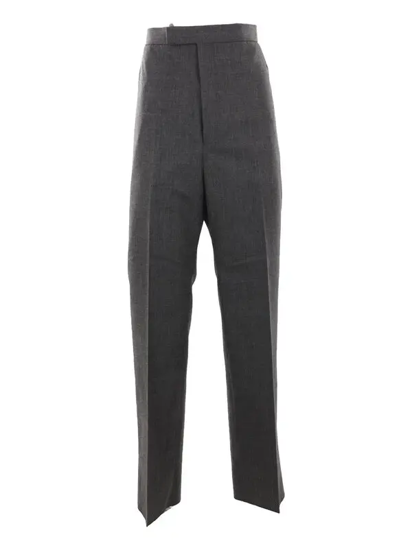 Thom Browne Crispy Wool Trousers - Grey