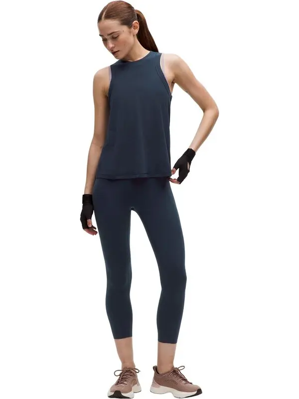 Lululemon Glow Up™ Super-high-rise 23" Cropped Leggings - True Navy